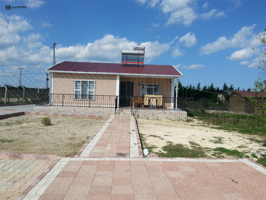 75m² Tek Katlı Prefabrik Ev Projesi - Tulip Prefabrik